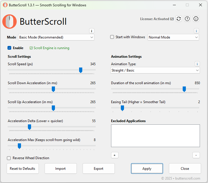 ButterScroll - Smooth Scrolling for Windows 11 & 10